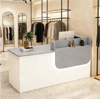 Generic LED-Lichtleiste f&uuml;r die Schublade der Rezeptionstheke Rezeptionstresen mit Theke Rezeptionstisch mit Stauraum Kassentresen f&uuml;r B&uuml;ro Einzelhandel Lobby