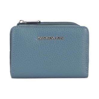 Mandarina Duck Mellow Leather Wallet, Accessoires de Voyage pour Femme, Taille Unique, Iron, Taille Unique