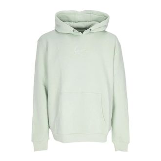 Karl Kani Hellgr&uuml;ner Essential Hoodie mit Fronttasche - - Sweatshirts & Hoodies - Herren - Gr&uuml;n - L