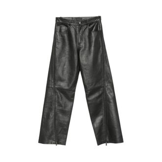 Haikure Lederhose - - Trousers - Damen - Schwarzk - W25