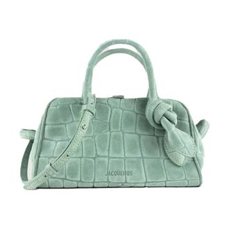 Jacquemus Sac Le Petit Turismo Croco - Femme - Sacs - Vert - Taille: ONE Size