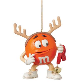 Enesco M&Ms by Jim Shore Dekofigur zum Aufh&auml;ngen, Motiv Rentier, 10 cm, mehrfarbig