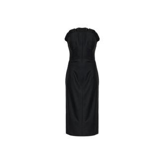 Alexander McQueen Damen, Kleider, Schwarzk, SGr&ouml;&szlig;e