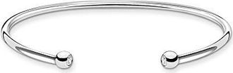 Thomas Sabo AR103-051-14 Bracelet jonc en argent sterling avec pierre pour femme, 17,5 cm, Argent sterling, Oxyde de zirconium