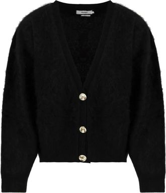 Notshy Femme, Pulls, Noir, Taille: 40 FR Lee Cashmere Cardigan