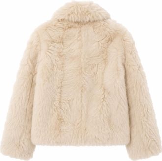 Yves Salomon Mink and Lamb Fur Jacket - Beige
