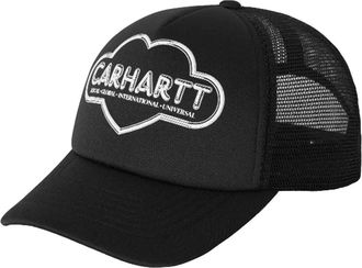 Carhartt Work in Progress unisex, Accessoires, Noir, Taille: ONE Size Cloud Heart Trucker Cap