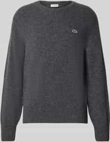 Lacoste Regular Fit Pullover aus reiner Wolle