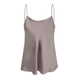 Herno Femme, Tops, Beige, Taille: 40 FR Satin Top