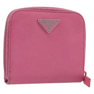 Prada Portefeuille Bifold Pre-owned - Femme - Pre-owned - Rose - Taille: ONE Size