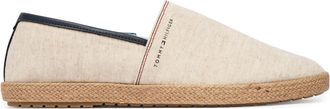 Tommy Hilfiger Espadrilles Tommy Hilfiger Hilfiger Chambray Espadrille FM0FM05793 &Eacute;cru