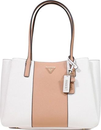Guess Femme, Sacs, Beige, Taille: ONE Size Bramina Small Satchel