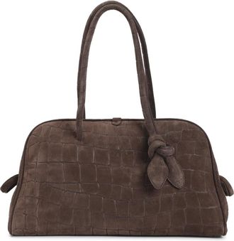 Jacquemus Femme, Sacs, Brun, Taille: ONE Size Sac à Main en Cuir Suédé Marron