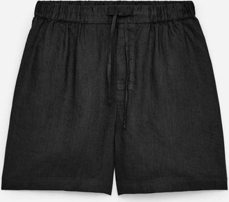 Arket Leinen-Shorts -Schwarz
