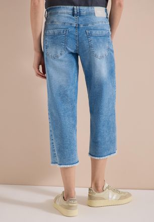Cecil Loose-fit-Jeans CECIL, Damen, Gr. 27, L&auml;nge 20, light blau washed, Jeans, 78% Baumwolle, 20% Polyester, 2% Elasthan, unifarben, kniebedeckend, Jeans, 