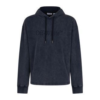 Off-white Loose Hoodie Night Sky - - Sweatshirts & Hoodies - Herren - Blau - L
