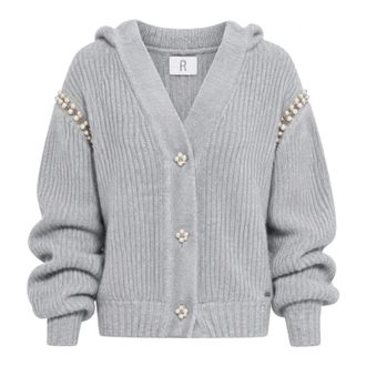 Fracomina Cardigan - - Knitwear - Damen - Grau - XS