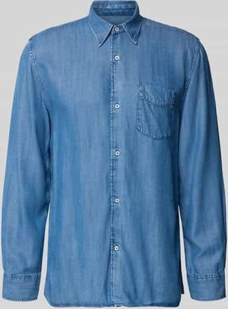 Officine G&eacute;n&eacute;rale Relaxed Fit Jeanshemd aus reinem Lyocell