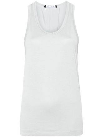 Fabiana Filippi haut sans manches à empiècements - Gris