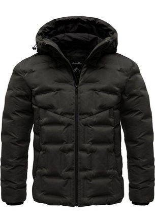 Amaci & Sons Winterjacke CORBIN Winterjacke Herren Gef&uuml;tterte Dicke Winter Jacke f&uuml;r M&auml;nner mit Kapuze