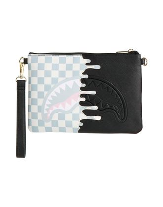 Sprayground CREAM CHECK UNFINISHED SHARK CROSSBODY POUCHETTE