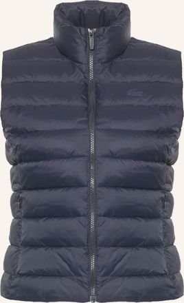 Lacoste Steppweste blau