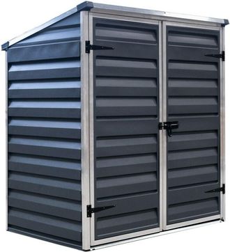 Palram Palram-canopia - Aluminium Ger&auml;tebox Voyager Schwarz 90x139x147 cm