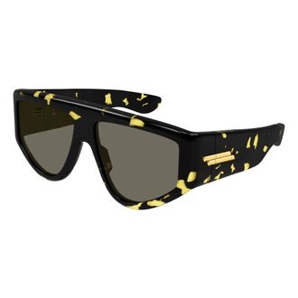 Bottega Veneta Lunettes de soleil bouclier classiques - unisex - Accessoires - Brun - Taille: 59 MM