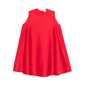 Stella McCartney Femme, Robes, Rouge, Taille: 38 FR Mini-robe trap&egrave;ze