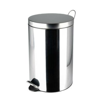 Hailo Poubelle de cuisine &agrave; p&eacute;dale 20L Chrom&eacute;e - SELEKTA