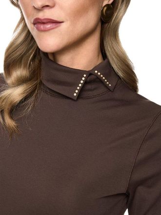 Marc Cain Stehkragenshirt Fading Flowers Premium Damenmode