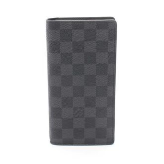 Louis Vuitton Portefeuille Brazza Damier Graphite Long Wallet Pre-owned - Homme - Pre-owned - Noir - Taille: ONE Size
