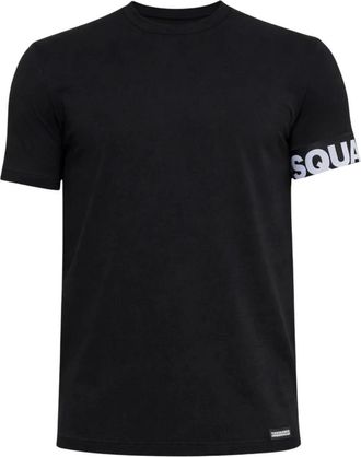 Dsquared2 Homme, Tops, Noir, Taille: 2XL Logo T-Shirt