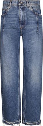 Dolce & Gabbana Homme, Jeans, Bleu, Taille: S Flare Jeans avec ourlet effiloch&eacute;