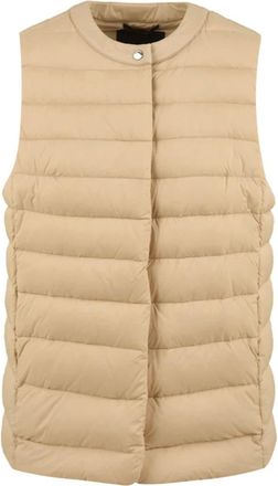 Moorer Femme, Vestes, Beige, Taille: 36 FR Senigallia-LE Jacket