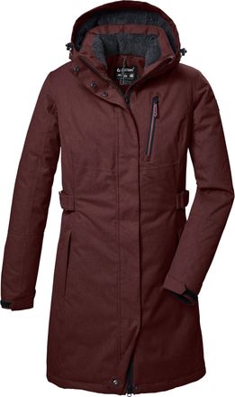 Killtec Parka KILLTEC KOW 303 WMN PRK, Damen, Gr. 48, rot (dunkelrot), Obermaterial: 100% Polyester;Futter: 100% Polyester;F&uuml;llung: 100% Polyester, Jacken Par