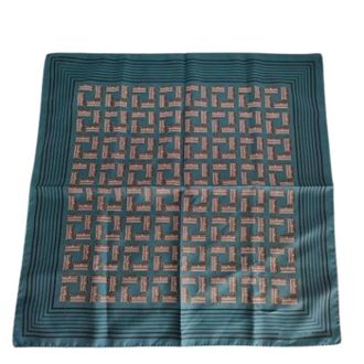 Louis Vuitton unisex, Pre-owned, Bleu, Taille: ONE Size Foulard en soie doccasion