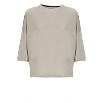 Roberto Ricci Design Rrd, Femme, Tops, Beige, Taille: 36 FR T-Shirt &agrave; Manches Courtes et Col Rond