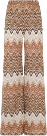 MC2 Saint Barth Femme, Pantalons, Brun, Taille: 40 FR Amalia Wide Pants