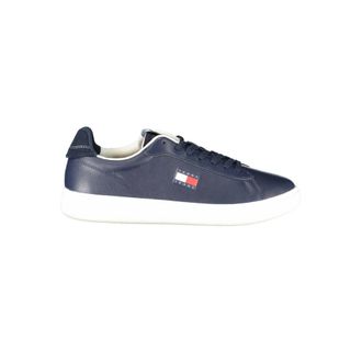 Tommy Hilfiger Blauer Leder Herren Sneaker - - Shoes - Herren - Blau - 40 EU