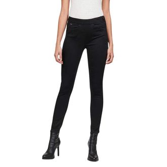 G-Star RAW Damen High Jegging Ankle Jeans, Schwarz (jet black water protected D14418-9142-A840), 25W / 26L