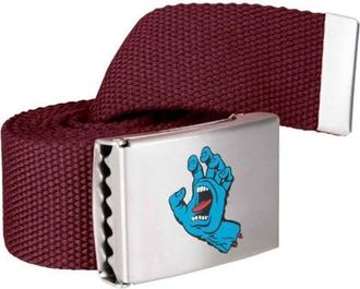 Santa Cruz Screaming Mini ceinture &agrave; main en toile de cerisier fonc&eacute; D&eacute;capsuleur Taille unique