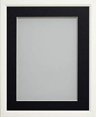 Frame Company Drayton Range Bilderrahmen 12,7 x 12,7 cm, Plastik, wei&szlig;, 5x5-inch Mounted for 3.5x3.5-inch Image