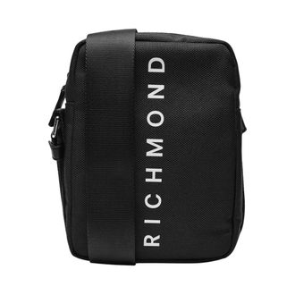 John Richmond Netzdesign Umh&auml;ngetasche - - Bags - Herren - Schwarzk - ONE SIZE