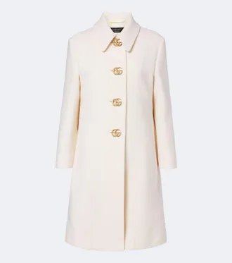 Gucci Manteau GG Marmont en laine