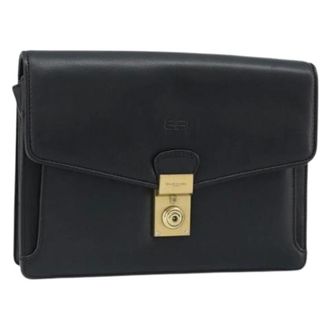 Balenciaga Pochette en cuir Pre-owned - Femme - Pre-owned - Noir - Taille: ONE Size