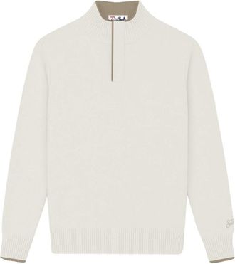 MC2 Saint Barth Pull &agrave; col roul&eacute; - Homme - Pulls - Beige - Taille: L