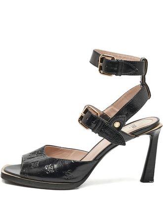 Fendi sandales en cuir 100 mm - Noir
