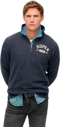 Superdry Athletic Essentials Sweat - Homme - Sweatshirts et sweats &agrave; capuche - Bleu - Taille: M
