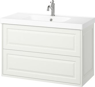 IKEA TÄNNFORSEN / ORRSJÖN Waschbschr+Schubladen/Waschb/Mibatt